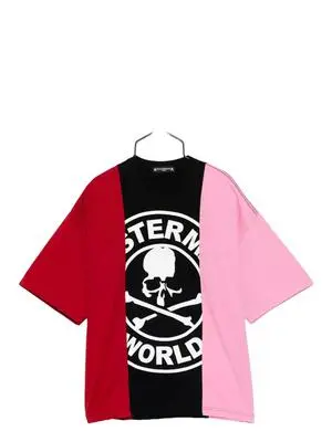 MASTERMIND WORLD Colour-block T-shirt - Black