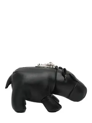 Mihara Yasuhiro Hippo Pendant Messenger Bag - Black