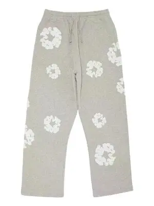 DENIM TEARS Denim Tears Wreath Open-Hem Track Pants