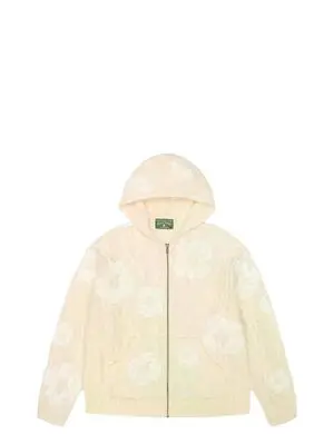 DENIM TEARS Zip Hooded Fisherman Sweater - Neutrals