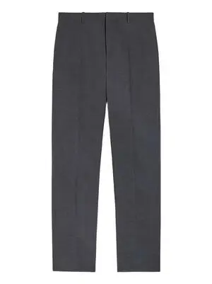 JIL SANDER Poplin Trousers - Grey