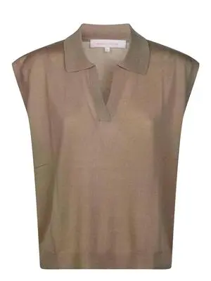 ABSOLUT CASHMERE V-neck Sleeveless Sweater - Neutrals