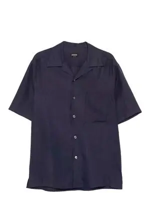 Zegna Short-sleeve Shirt - Blue
