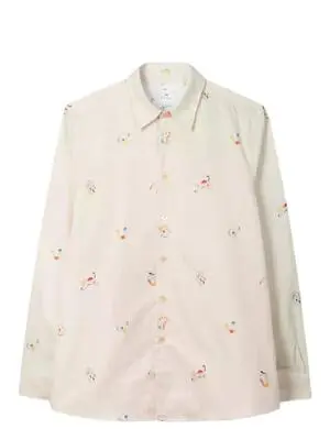 PAUL SMITH Cotton 'lucky Charm' Print Shirt