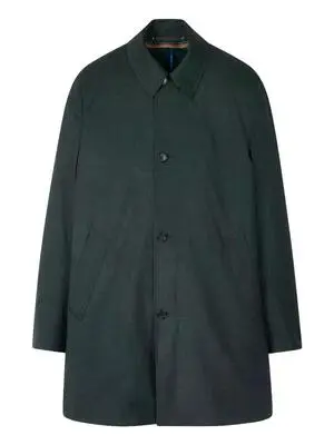 Paul Smith Wool Coat With Button Pockets - Green