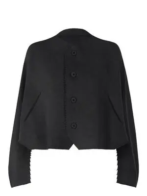 Issey Miyake Campagne Button-front Cardigan - Black