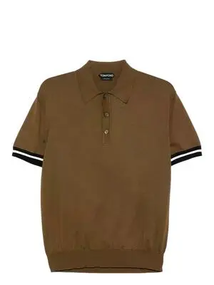 TOM FORD Short-sleeve Polo Shirt - Green