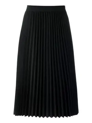 Comme Des Garçons Pleated Midi Skirt - Blue
