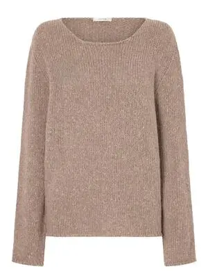 THE ROW Nitha Cashmere Sweater Neutrals