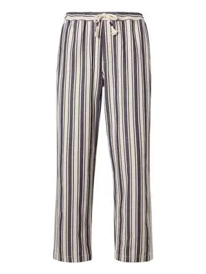 Orlebar Brown Sonoran Striped Cotton Pants - Blue