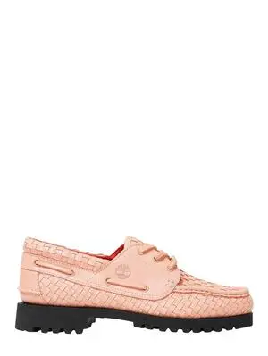 Timberland Supreme X Timberland 3-Eye Classic Lug Woven Leather Pink
