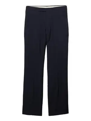 Prada Wool And Mohair Trousers - Blue