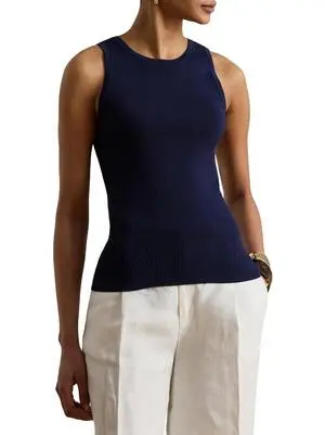 RALPH LAUREN Matte Rib Tank