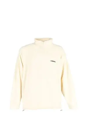 Fear Of God Half Zip Fleece Sweatshirt - Cream