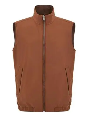 StüSsy Python Reversible Vest - Burgundy | Editorialist