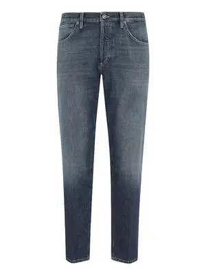 DONDUP 5 Pockets Carrot Brighton Jeans - Blue