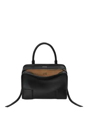 Loewe Small Leather Amazona 180 Top-Handle Bag Black