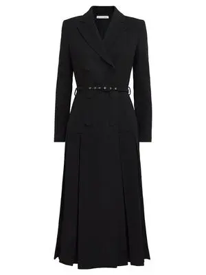 EMILIA WICKSTEAD Wool Chaney Midi Dress