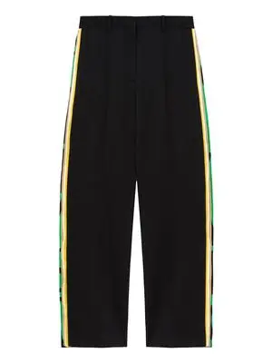 Loewe Tape-trimmed Tailored Trousers - Black