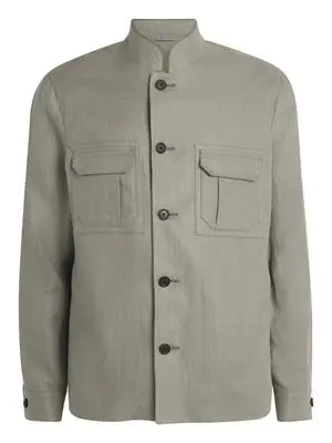 Corneliani Pocket-detail Overshirt - Green