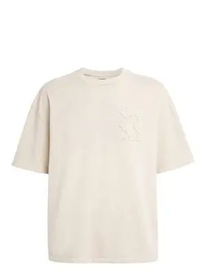 Amiri Cotton Ma Quad Oversized T-shirt - White
