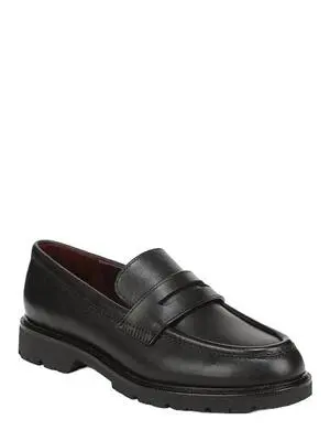 Vince Siena Lugged Penny Loafer - Black