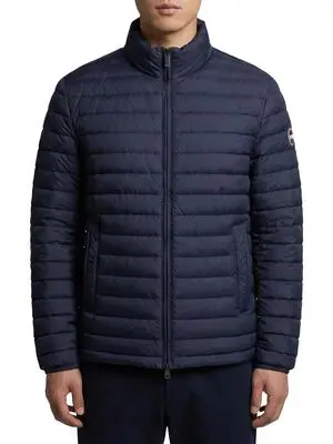 COLMAR Padded Down Jacket With High Collar - Blue