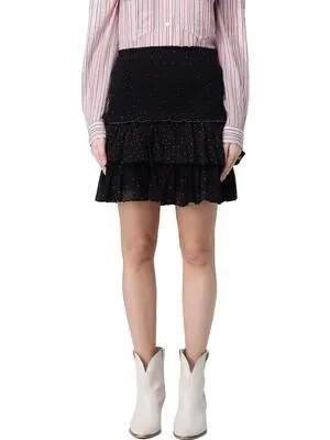 Isabel Marant Étoile Tiered Ruffle Skirt - Black