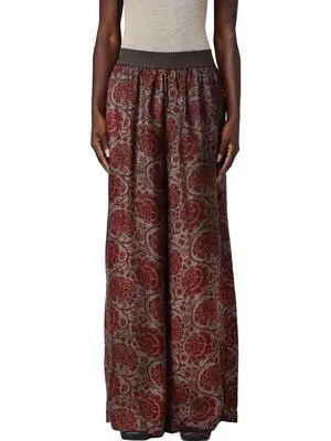 UMA WANG Wide Leg Printed Trousers - Grey