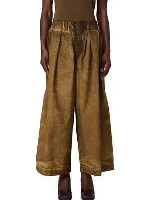 UMA WANG Wide Leg Tailored Pants - Yellow