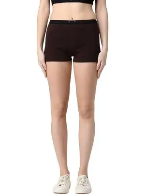 ENTIRE STUDIOS Ribbed Shorts - Red