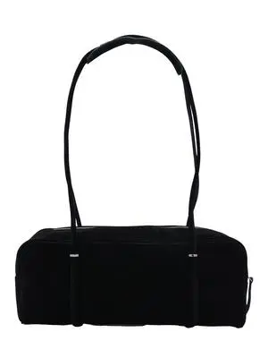 By Far Suede Shoulder Bag - Black