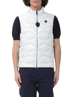 BLAUER. Padded Nylon Vest - White 1