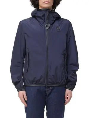 BLAUER. Zip-up Hooded Jacket - Blue