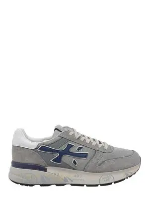 Premiata Premiata Mick Suede And Nylon Sneakers Grey