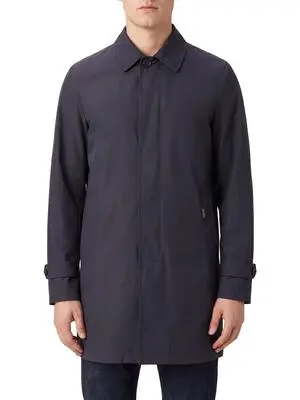 MOORER Lightweight Polyester Raincoat - Blue 1