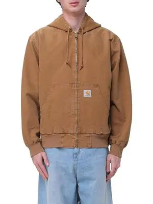 Carhartt Work In Progress Full Zip Hooded Sweatshirt - Brown