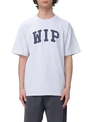 Carhartt Work In Progress Cotton T-shirt With Logo Print - Grey