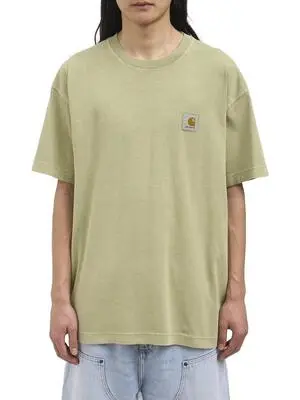 Carhartt Work In Progress Cotton T-shirt With Logo - Green
