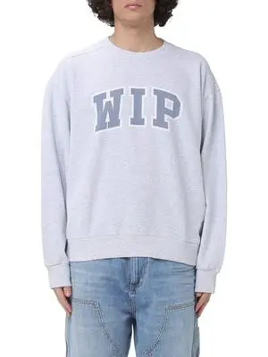Carhartt Work In Progress Crewneck Sweatshirt With Logo Detail - Grey