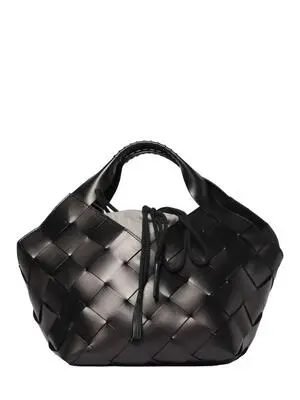 Dragon Diffusion Woven Handbag - Black