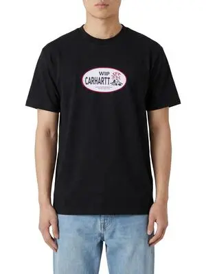 Carhartt Work In Progress Printed Cotton T-shirt - Black