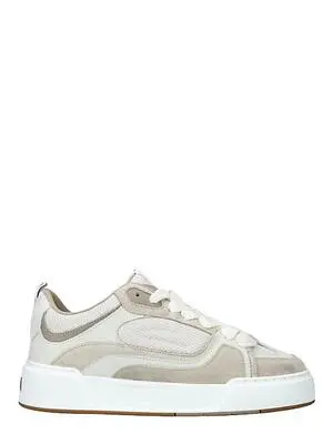CLEENS Essential Suede And Mesh Trainers - Beige Oth