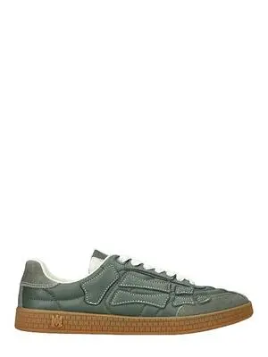 Amiri Pacific Leather Trainers Mid Green