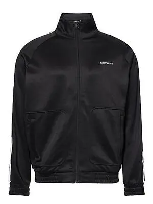Carhartt Work In Progress Striped Woven Track Jacket - Black / Wax