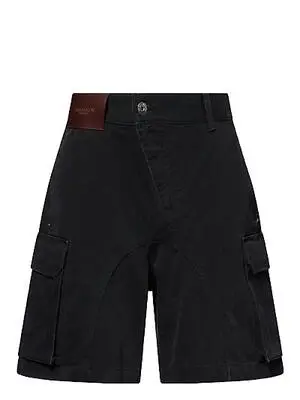 JW Anderson Cotton Cargo Shorts - Black