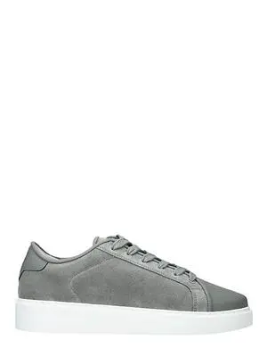 ARNE Mid Court Suede Trainers Grey/light