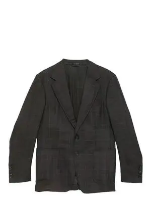 TOM FORD Plaid Blazer - Brown