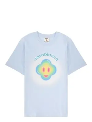 Casablanca T-shirt With Print Azure