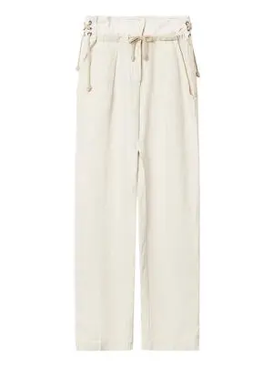 Isabel Marant Étoile Relaxed Straight-leg Pants - Ecru